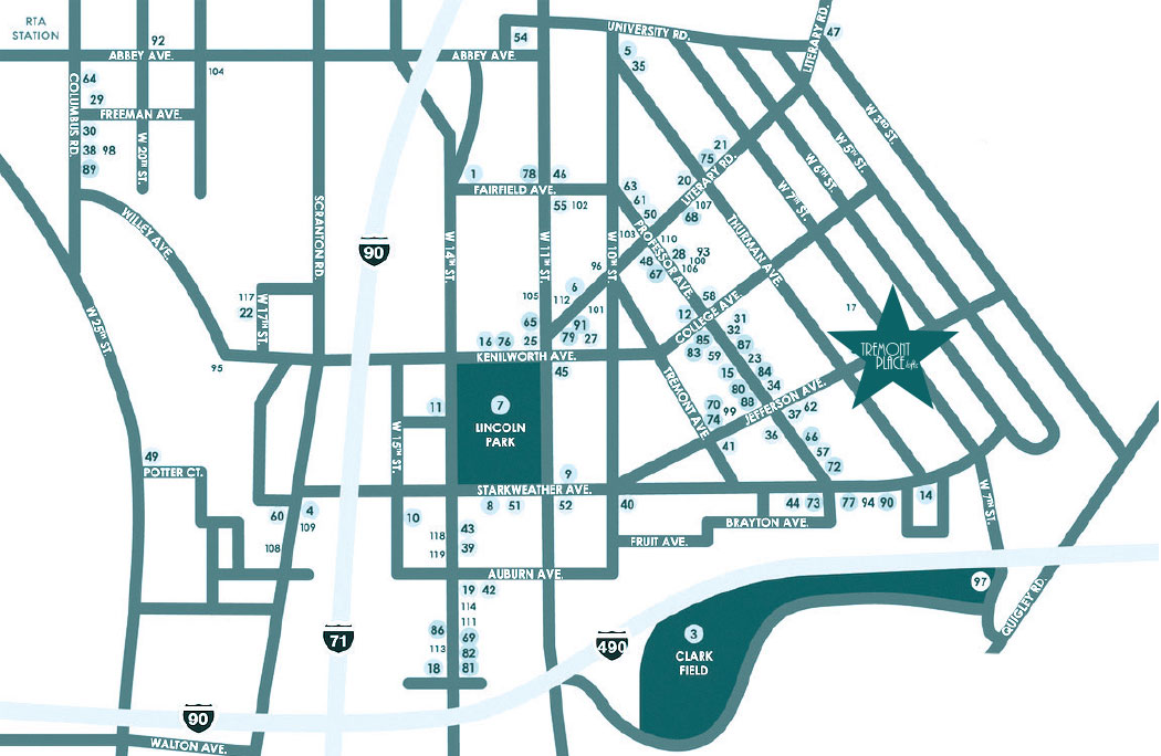 Location - Tremont Place Lofts